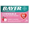 Bayer Chewable Low Dose Aspirin Cherry | Walgreens