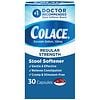 Colace Regular Strength Stimulant-Free Stool Softener 100 mg 30 ...