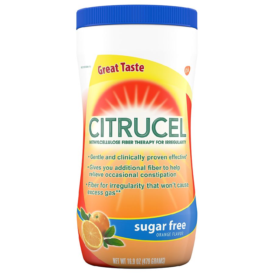 Citrucel Sugar Free Methylcellulose Fiber Therapy Powder For Regularity ...