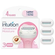 Schick Intuition Advanced Moisture Women's 4-Blade Razor Blade Refills with Shea Butter | Walgreens