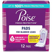 Incontinence Pads, Maximum Absorbency Long Length | Walgreens