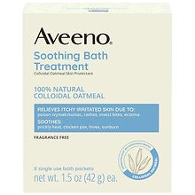 Aveeno Soothing Bath Soak For Eczema, Natural Colloidal Oatmeal Single ...