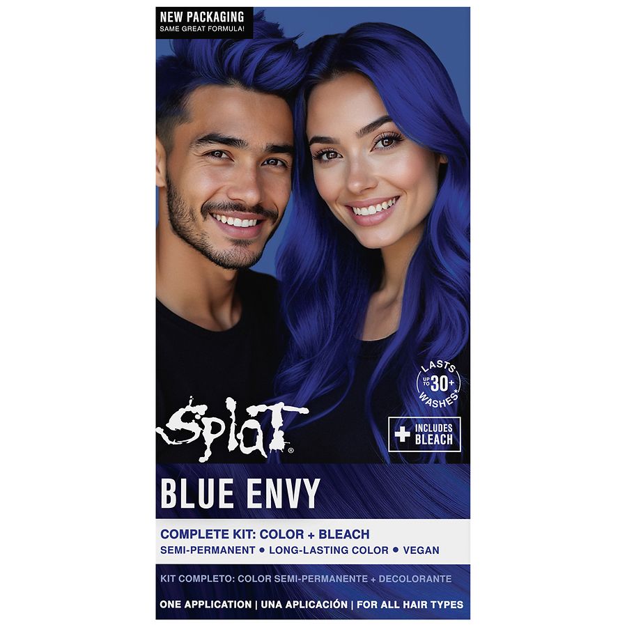 Splat Hair Color Complete Kit, Blue Envy | Walgreens