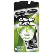 Gillette MACH3 Sensitive Mens Disposable Razors | Walgreens