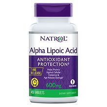Natrol Alpha Lipoic Acid 600mg Time-Released Tablets | Walgreens