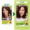 Garnier Nutrisse Nourishing Hair Color Creme, 415 Soft Mahogany Dark ...