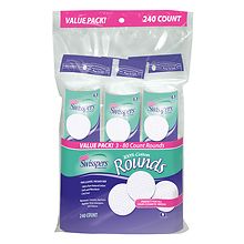 Swisspers Gentle Care Cotton Rounds | Walgreens