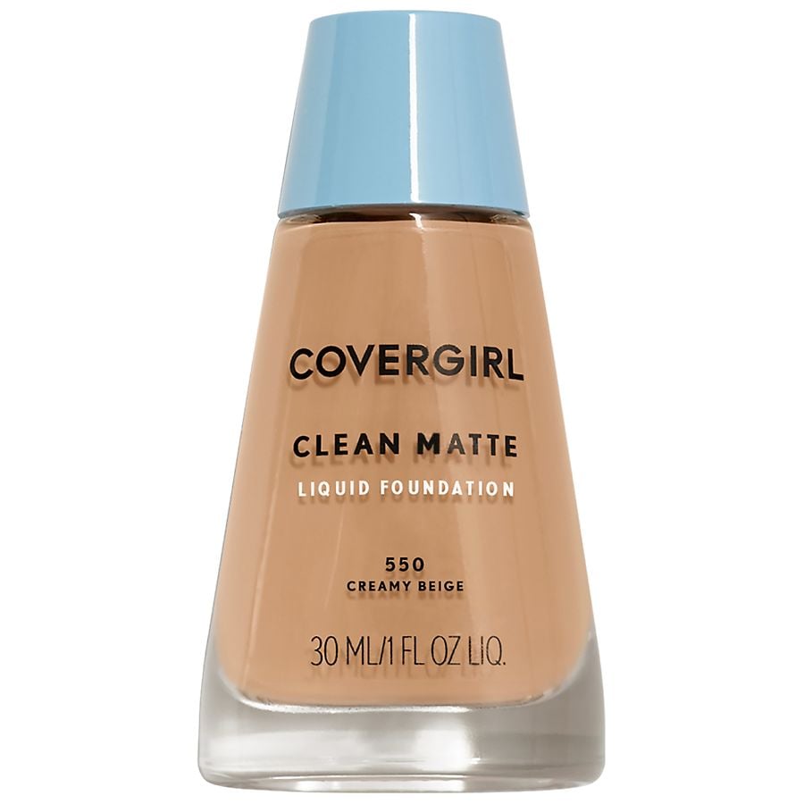 CoverGirl Clean Matte Liquid Foundation, 550 Creamy Beige | Walgreens