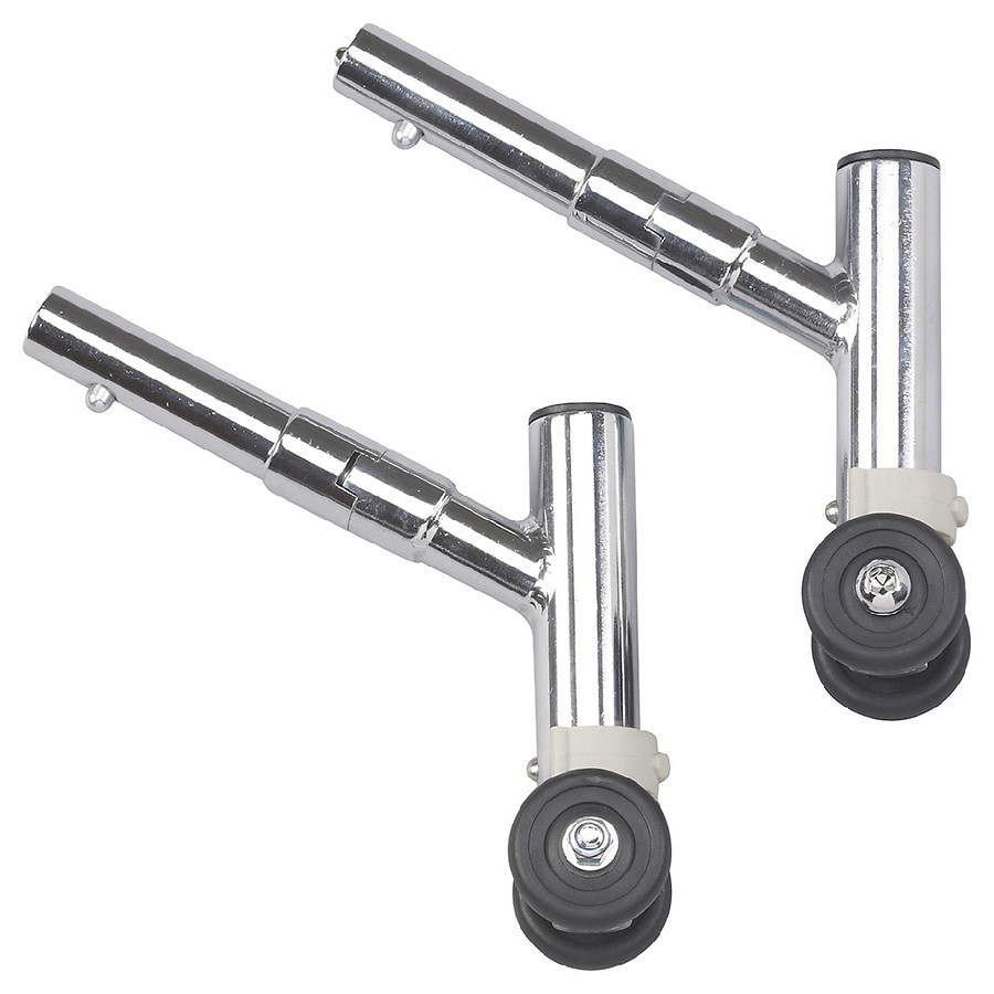 Drive Medical Wheeled Anti Tippers 1 Pair Chrome | Walgreens