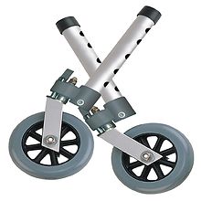 Drive Medical Swivel Lock Walker Wheels 5" Gray | Walgreens