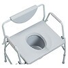 Drive Medical Bariatric Drop Arm Bedside Commode Chair Over Sized Heavy ...