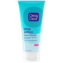 Clean & Clear Deep Action Cream Facial Cleanser Oil-Free | Walgreens