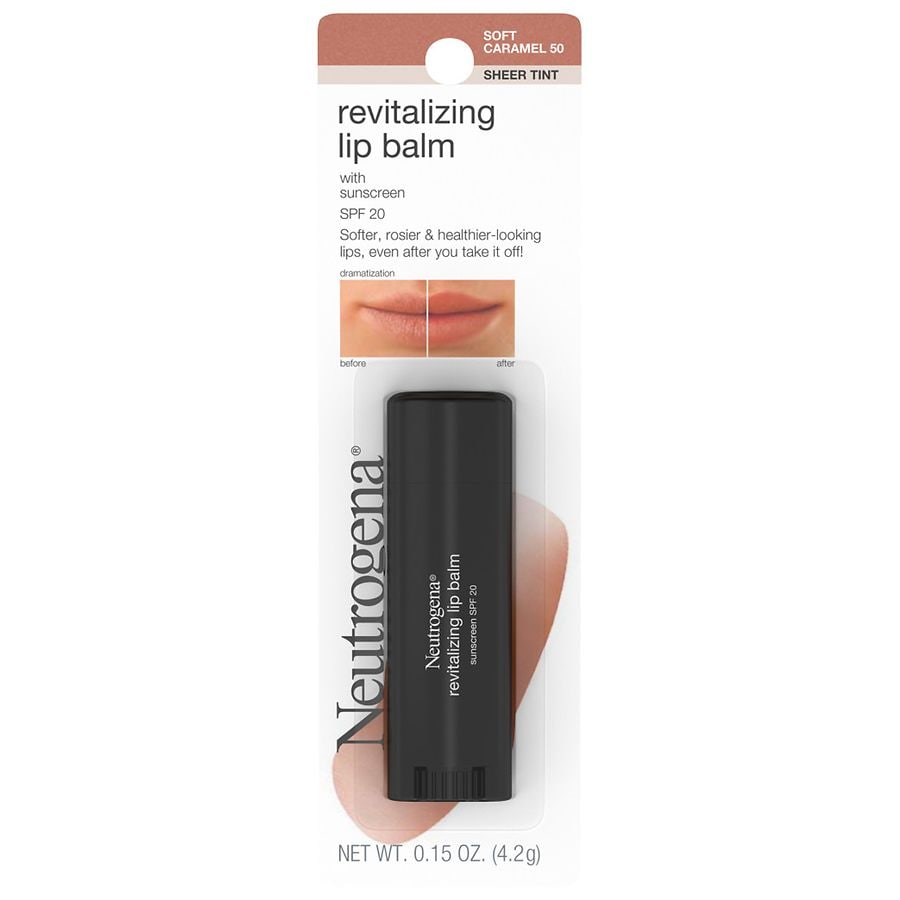 Neutrogena Revitalizing Tinted Lip Balm, Soft Caramel | Walgreens