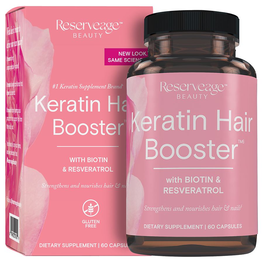 Reserveage Beauty Keratin Hair Booster Capsules | Walgreens