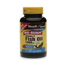 No Burp! Omega-3 Fish Oil, 1000mg, Softgels | Walgreens