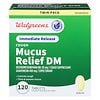 Walgreens Cough Mucus Relief DM Immediate Release Tablets | Walgreens