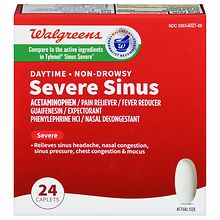 Walgreens Daytime Severe Sinus Caplets Cool Blast | Walgreens