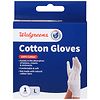 Walgreens Cotton Gloves L | Walgreens