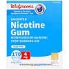 Walgreens Uncoated Nicotine Gum 4 mg Original | Walgreens