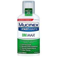 MucinexDM DM Liquid, Controls Cough Relieves Chest Congestion, Thins ...
