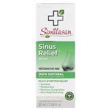 Similasan Sinus Relief Nasal Spray, Homeopathic | Walgreens