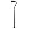 Hugo Adjustable Offset Handle Cane with Reflective Strap Smoke | Walgreens