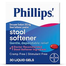 Phillips' Stool Softener Liquid Gels | Walgreens