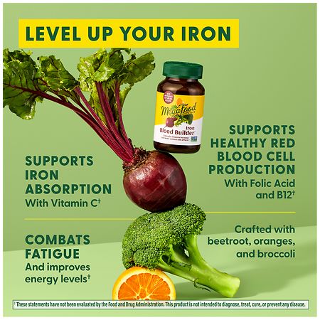MegaFood Blood Builder Iron Supplement Walgreens