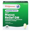 Walgreens Cough Mucus Relief DM Immediate Release Tablets | Walgreens