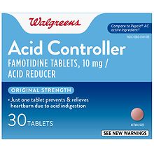 Acid Controller and Acid Reducer Tablets Original Strength | Walgreens