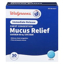 Walgreens Chest Congestion Mucus Relief Tablets | Walgreens
