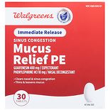 Walgreens Chest Congestion Mucus Relief Tablets | Walgreens