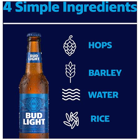 Bud Light Beer Bottle Label