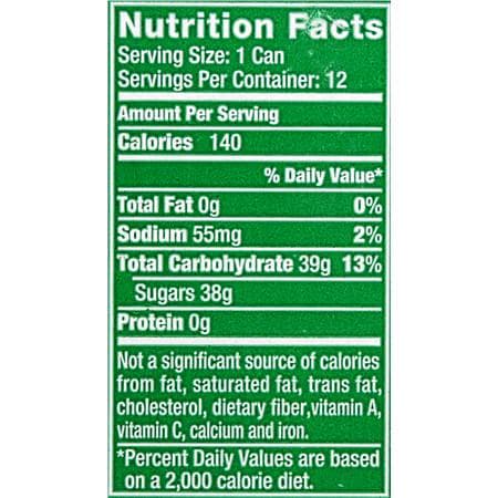 Vernors Ginger Ale Nutrition Facts | Besto Blog