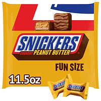 Snickers Squared Fun Size Crunchy Peanut Butter Chocolate 11.5oz