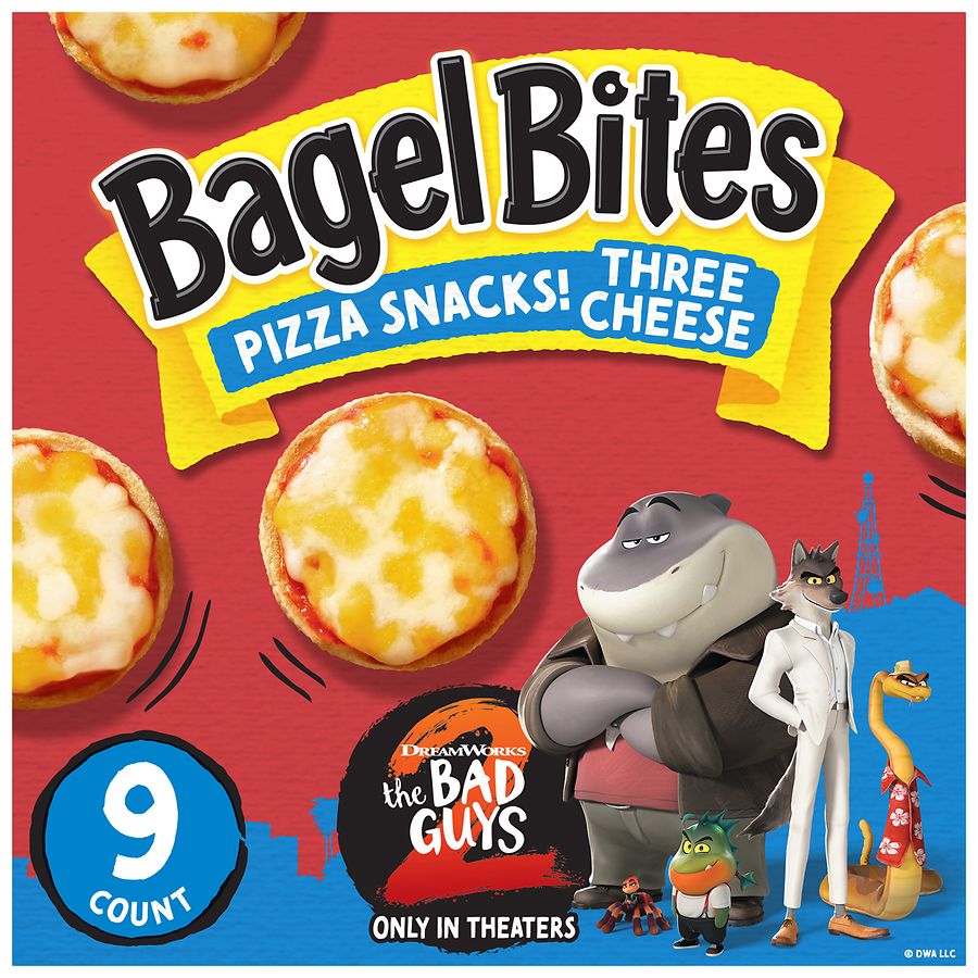 Bagel Bites Three Cheese Mini Pizza Bagel Frozen Snacks | Walgreens