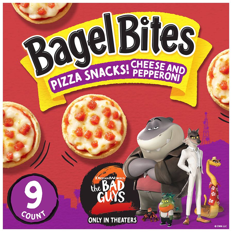 Bagel Bites Cheese & Pepperoni Mini Pizza Bagel Frozen Snacks | Walgreens