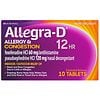 Allegra-D Allergy & Congestion Relief Tablets | Walgreens
