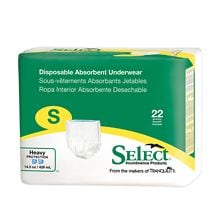 Tranquility Select Disposable Absorbent Underwear Heavy Protection ...