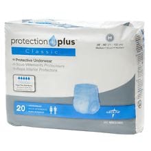 Medline Protection Plus Classic Protective Underwear, Super Plus ...