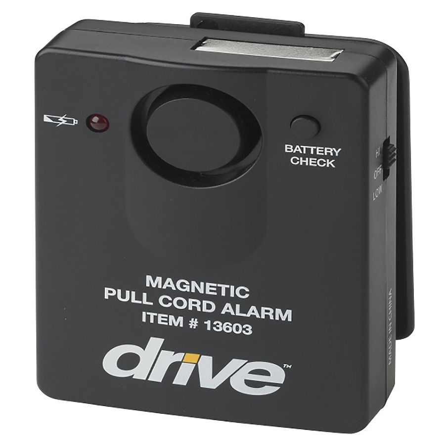 Drive Medical Tamper Proof Magnetic Pull Cord Alarm Black | Walgreens