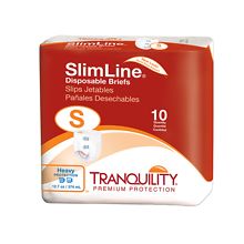 Tranquility SlimLine Disposable Brief Heavy Protection Small | Walgreens