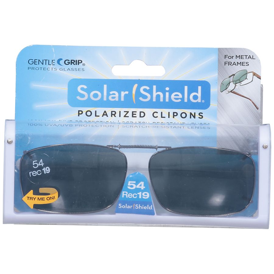 Foster Grant Polarized Clip-on Sunglasses Gray | Walgreens