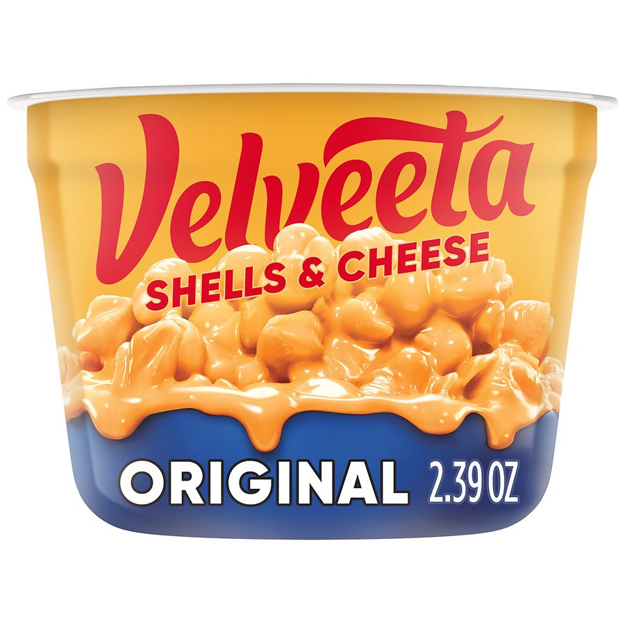 Velveeta Shells & Cheese Original, Microwaveable Shell Pasta & Cheese ...