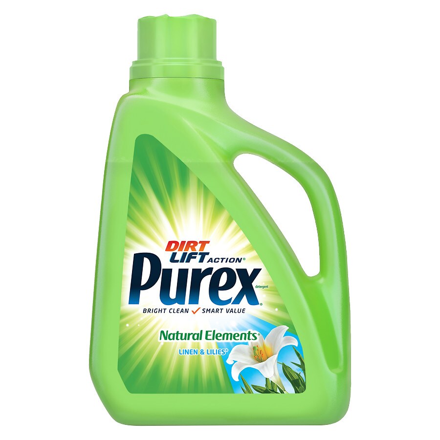 Purex Ultra Concentrate Natural Elements Laundry Detergent Linen and ...