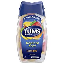 Tums Antacid Chewable Tablets Tropical Fruit | Walgreens
