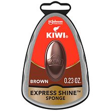 Kiwi Express Shine Sponge Brown | Walgreens
