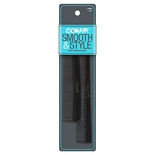 Conair Smooth & Style 2 Piece Comb Set Black | Walgreens