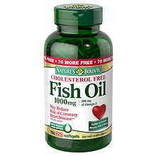 Nature's Bounty Fish Oil 1000 mg Dietary Supplement Rapid Release ...
