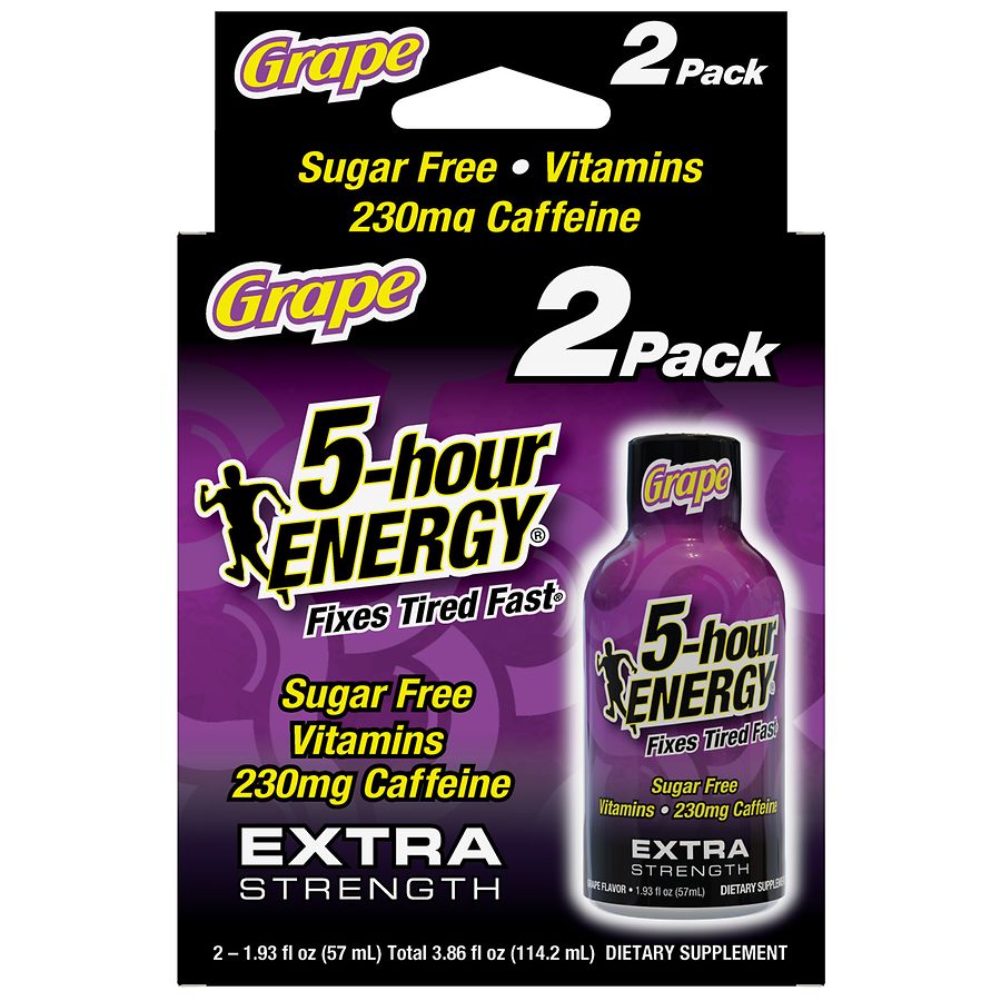 5-Hour ENERGY Shot, Extra Strength Grape | Walgreens